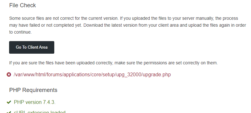 Upgrade: SQL Syntax error - Technical Problems - Invision Community